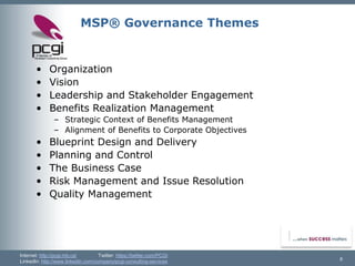 MSP Overview Paradigm Consulting Group PCGI | PDF