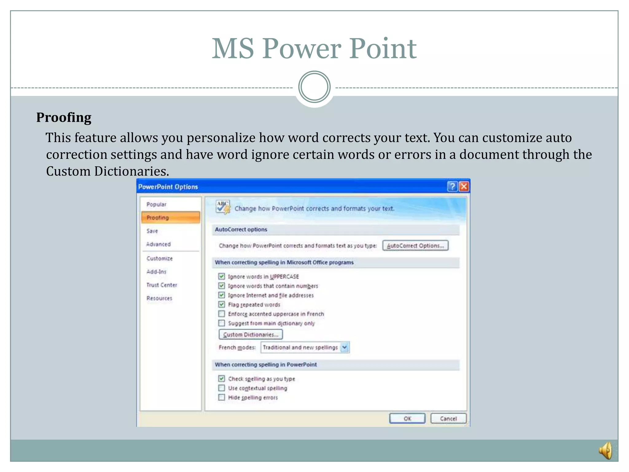 Ms powerpoint | PPTX