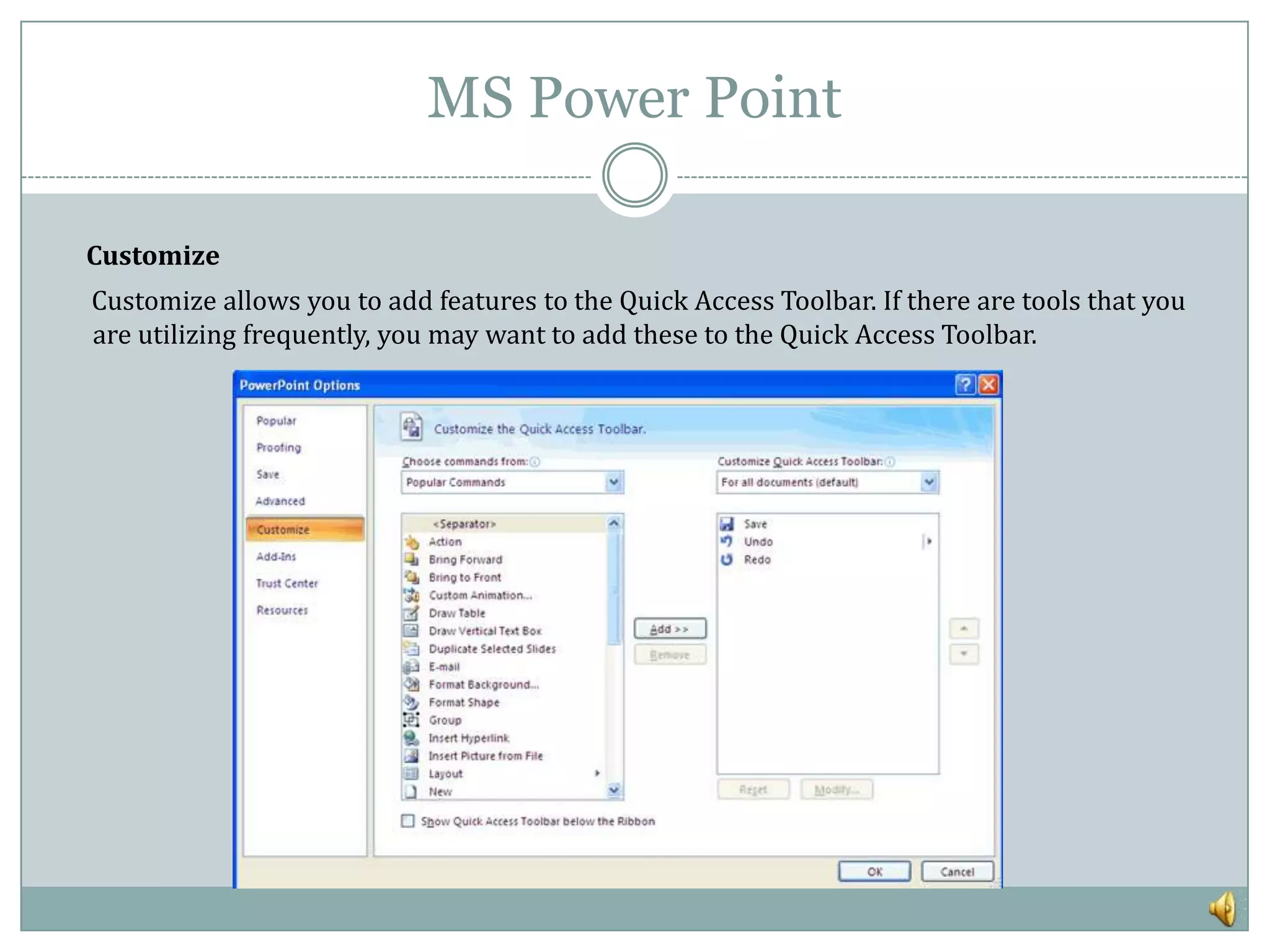 Ms powerpoint | PPTX