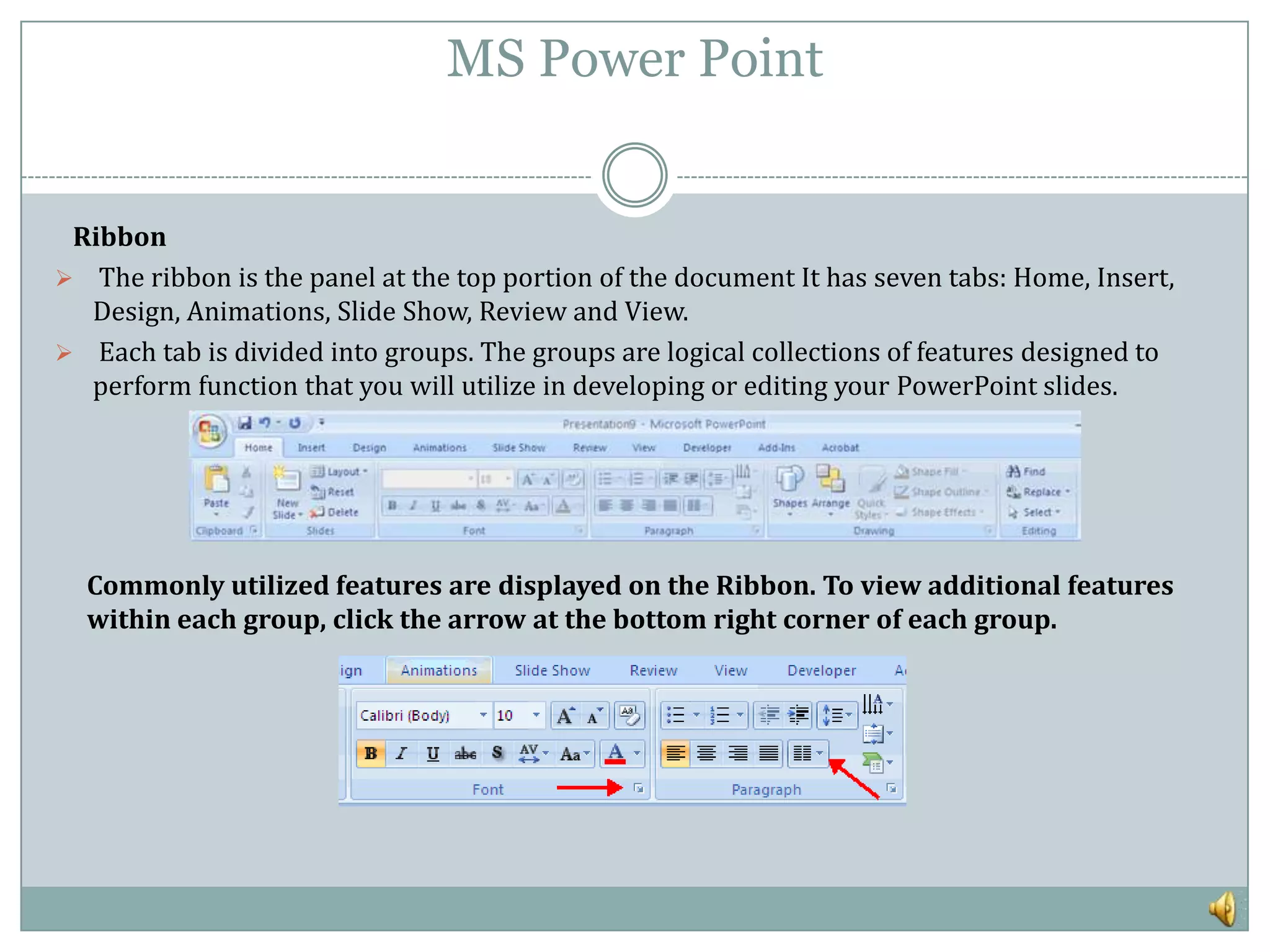 Ms powerpoint | PPTX