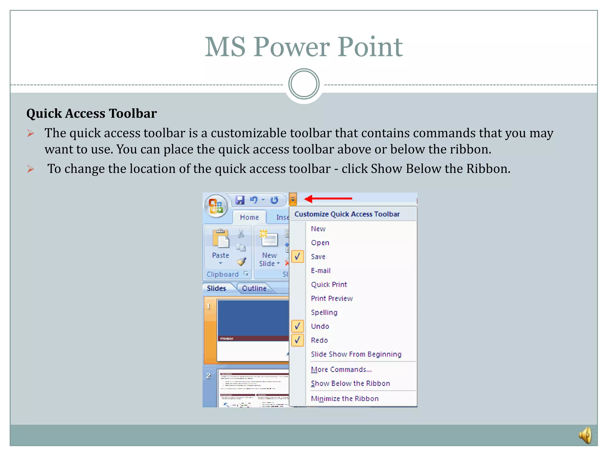 Ms powerpoint | PPTX