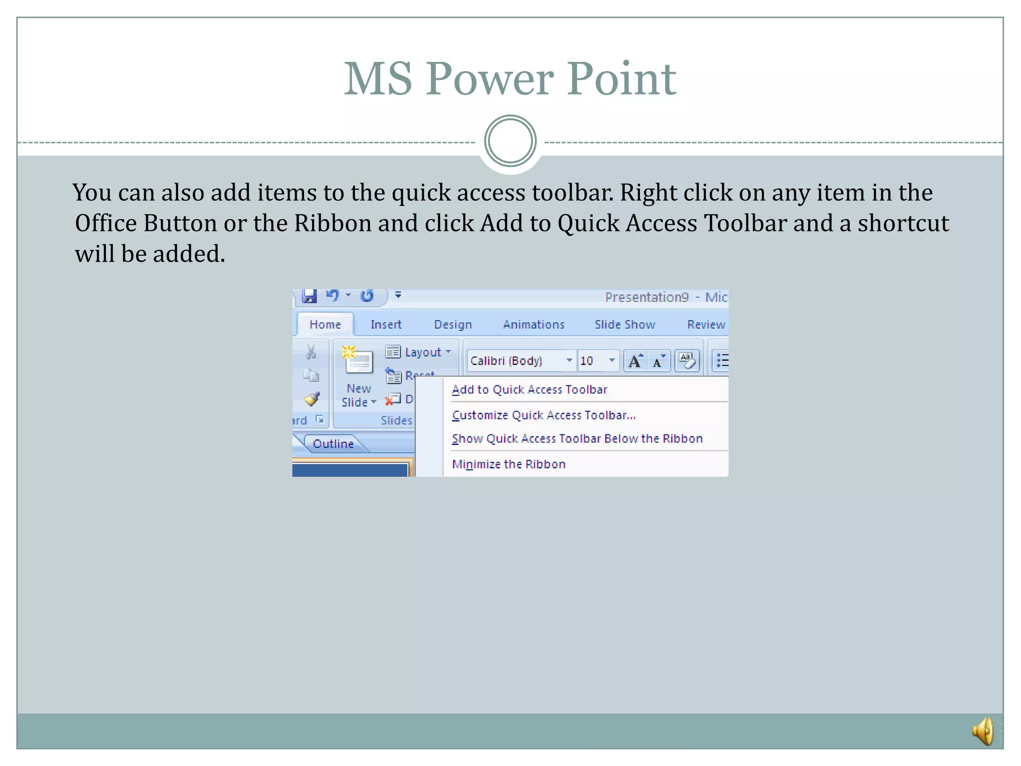 Ms powerpoint | PPTX