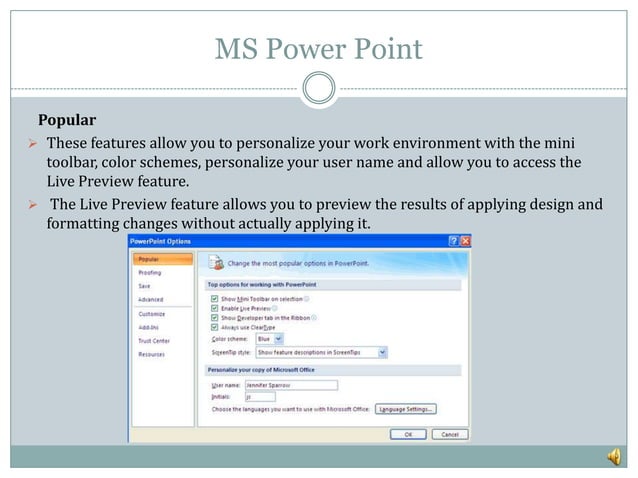 Ms powerpoint | PPTX | Operating Systems | Computer Software and ...