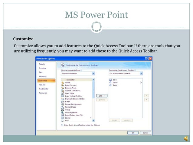 Ms powerpoint | PPTX | Operating Systems | Computer Software and ...