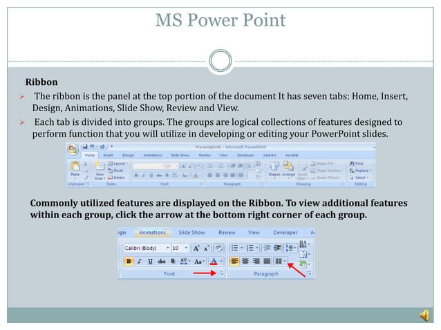 Ms powerpoint | PPTX | Operating Systems | Computer Software and ...