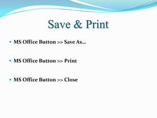 Ms powerpoint | PPTX