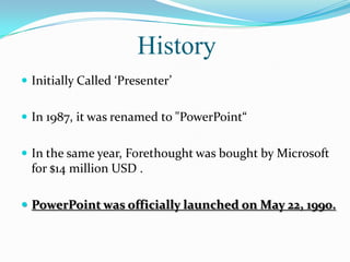 Ms powerpoint | PPTX