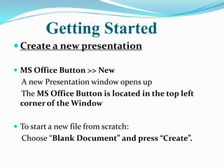 Ms powerpoint | PPTX