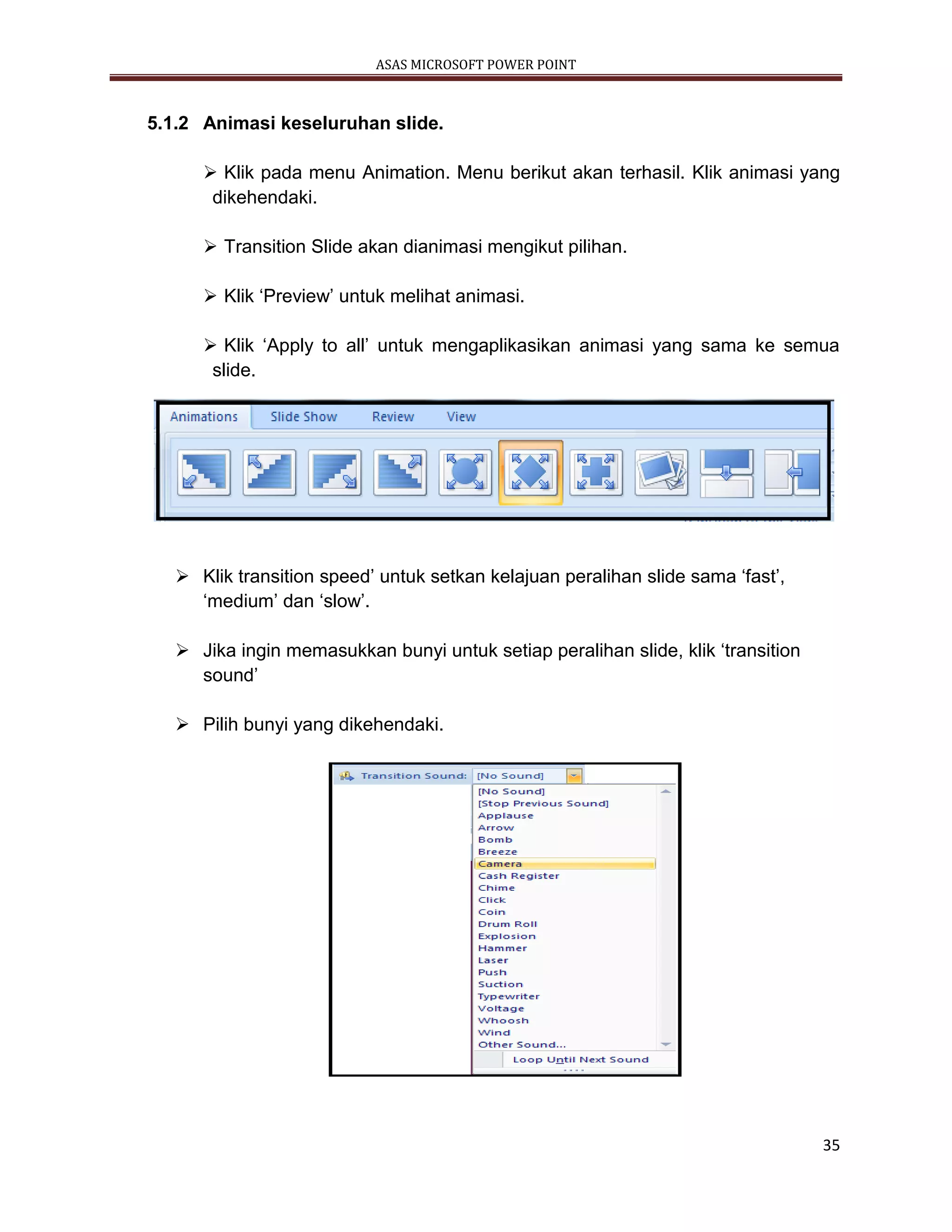 Modul asas Ms power point | PDF