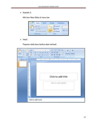 Modul asas Ms power point | PDF