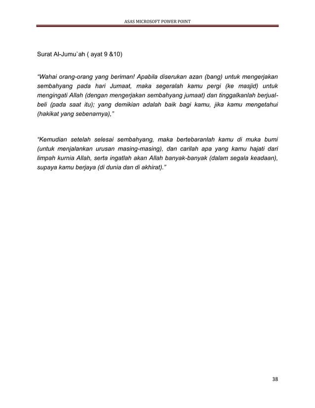 Modul asas Ms power point | PDF