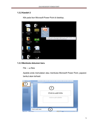 Modul asas Ms power point | PDF