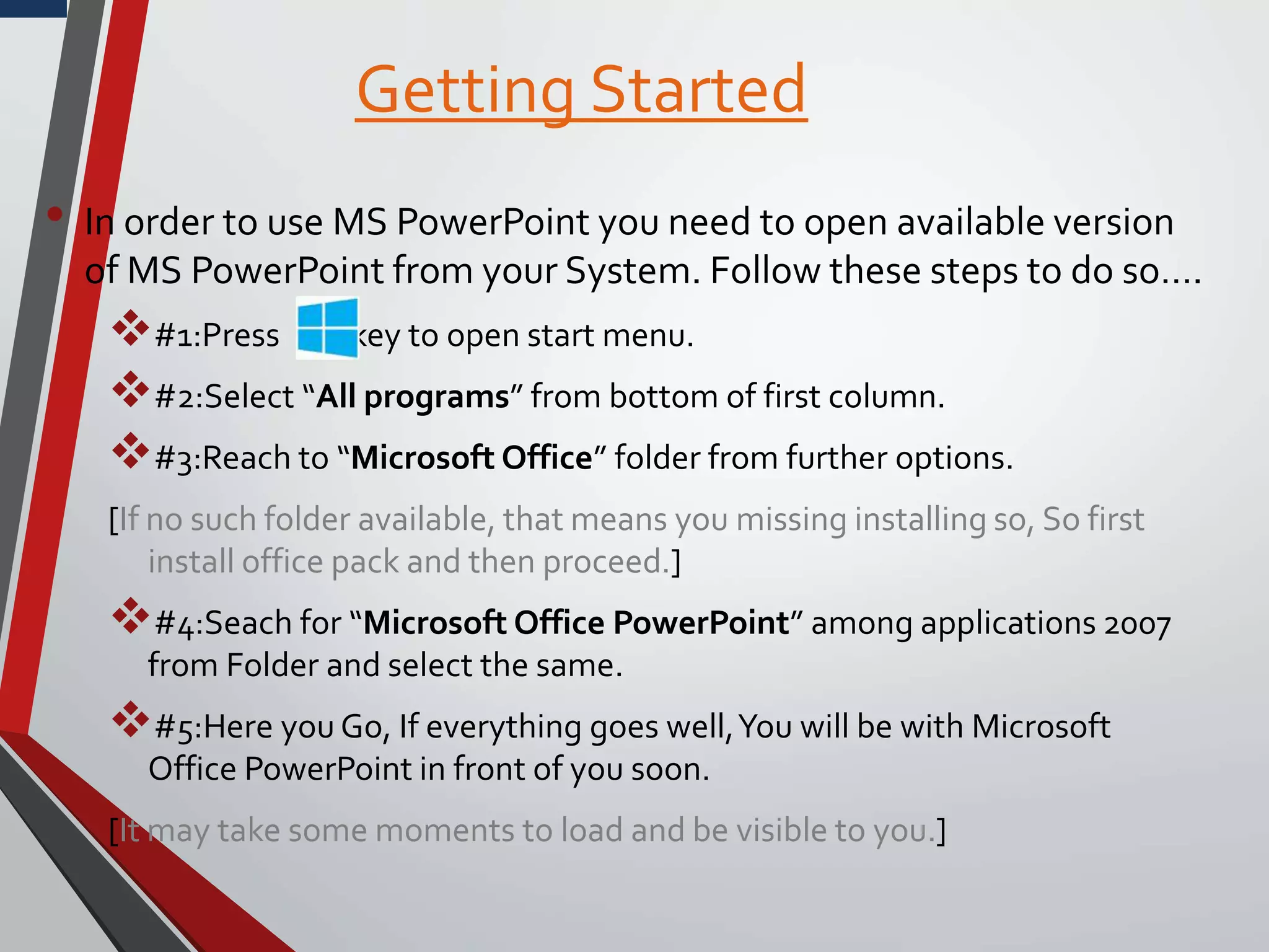 Ms powerpoint 2007 presentation by sarmad baloch | PPT