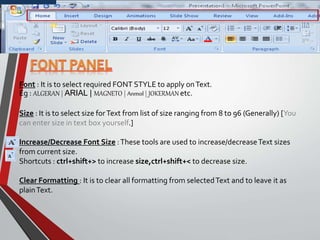 Ms powerpoint 2007 presentation by sarmad baloch | PPTX