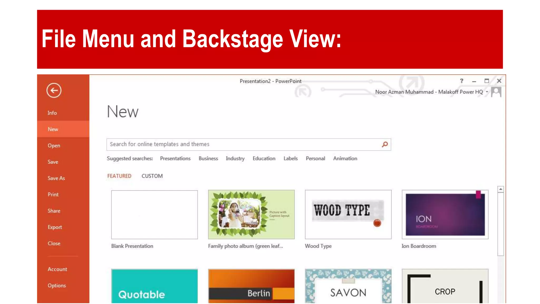 Ms powerpoint 2013 | PPTX
