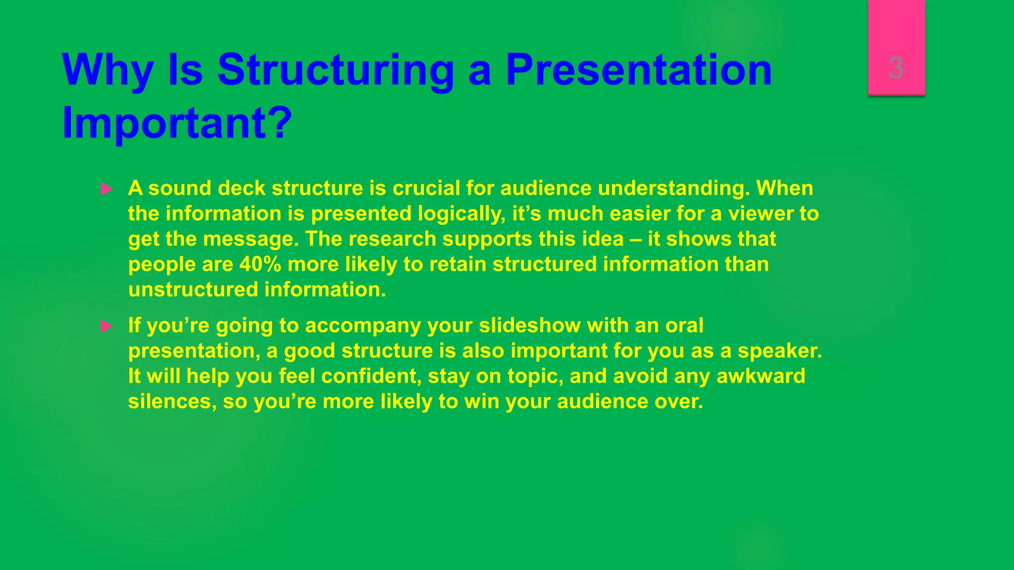 Ms power point structuring your presentation | PPT