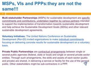 Multi-Stakeholder Partnerships sept 2018 | PPT | Free Download
