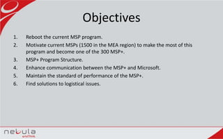 Proposal - MSP+ Program | PPT