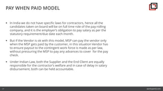 MSP program implementation guidelines for india | PDF