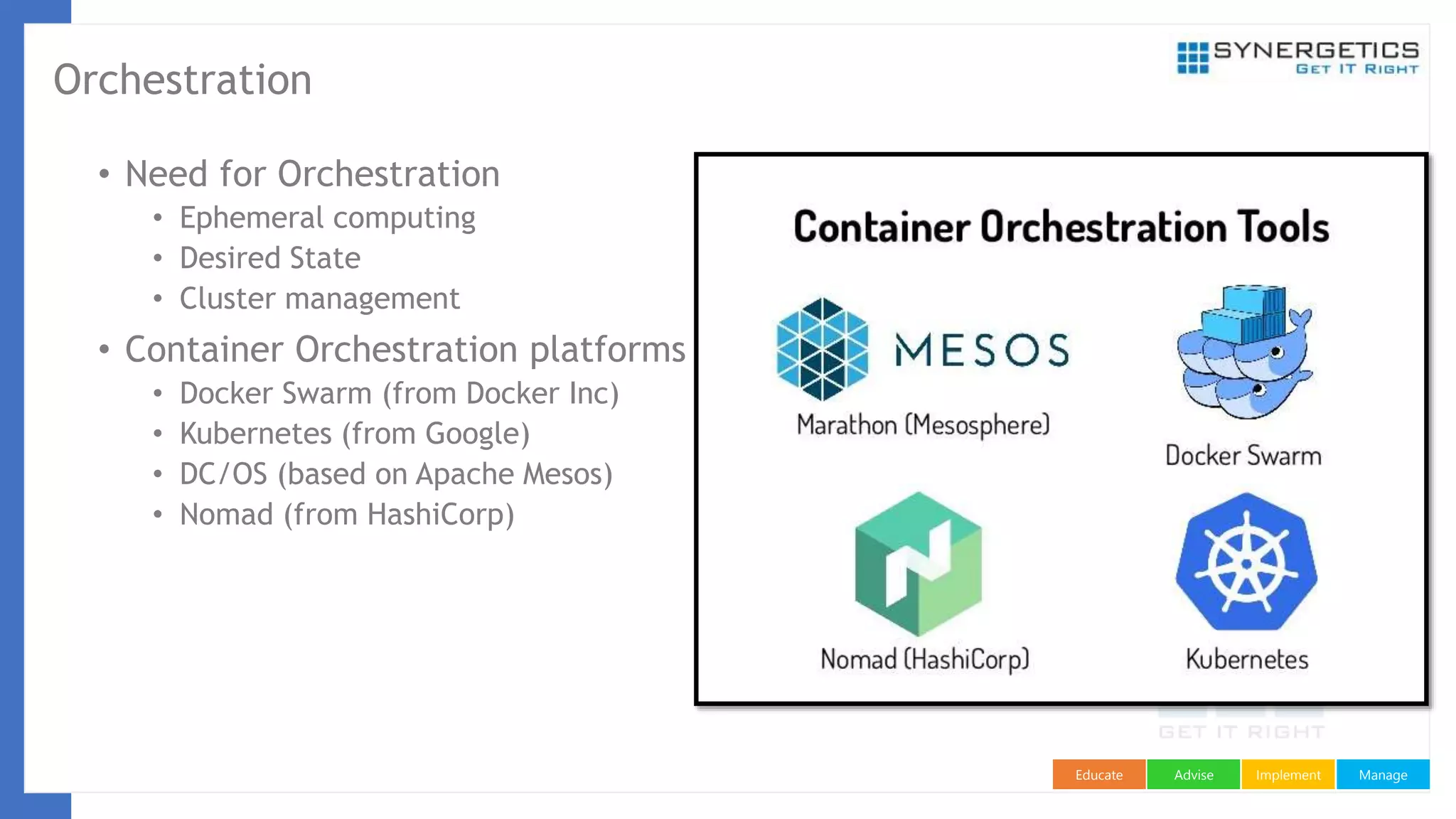 Introduction To Containers And Diving A Little Deeper Into The Benefits Of Containerisation Ppt
