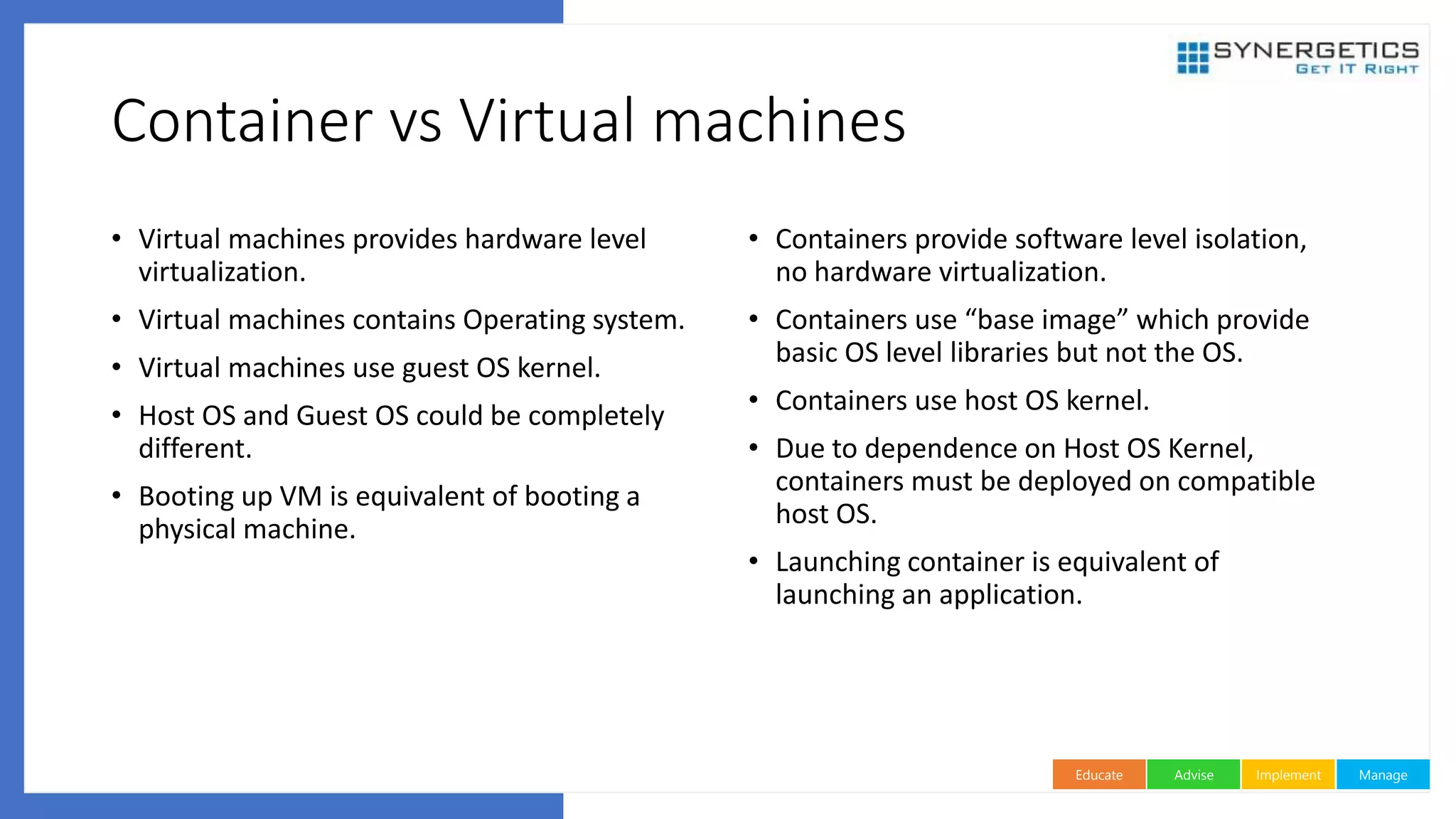 Introduction to Containers & Diving a little deeper into the benefits ...
