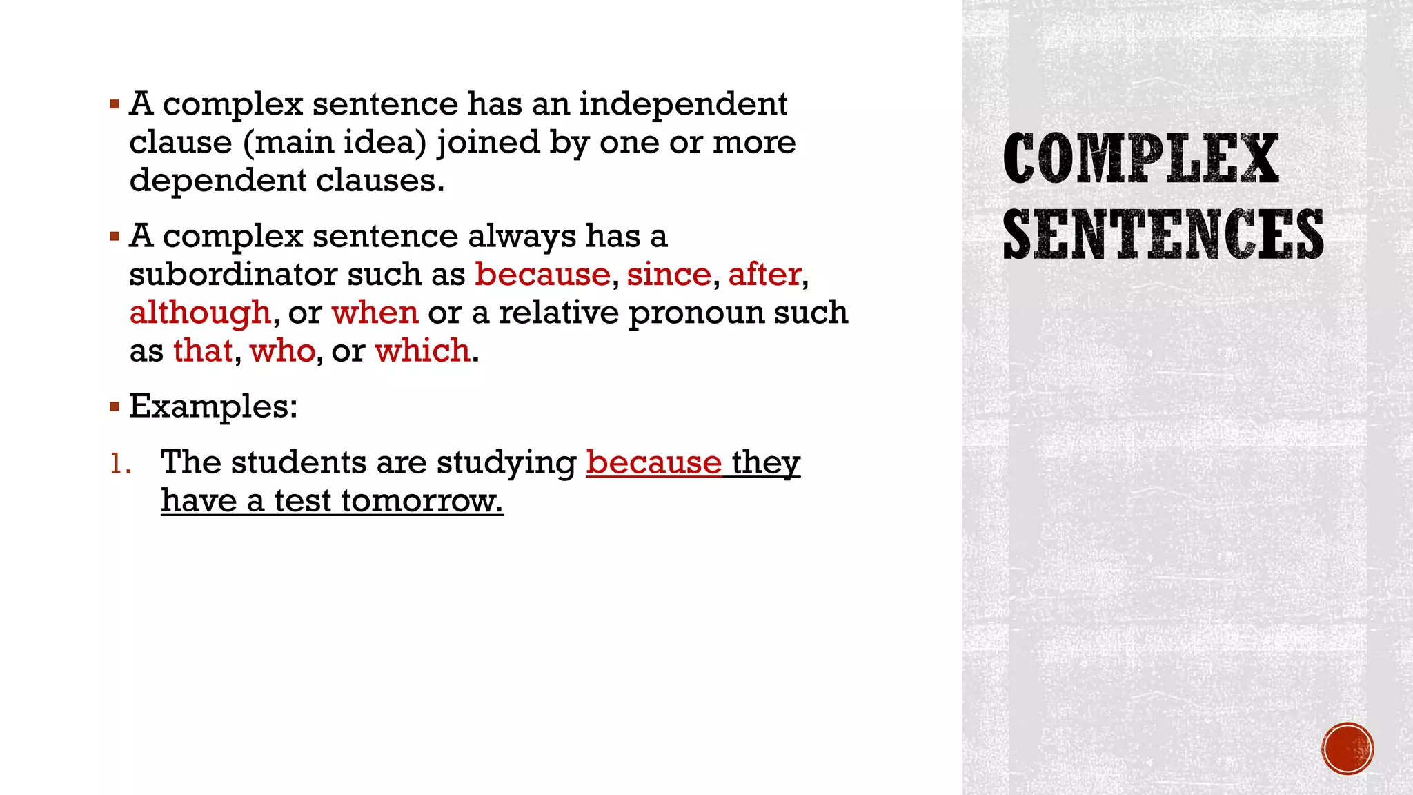 Compound & Compound Complex Sentences - Presentation Slides - By Rehan ...