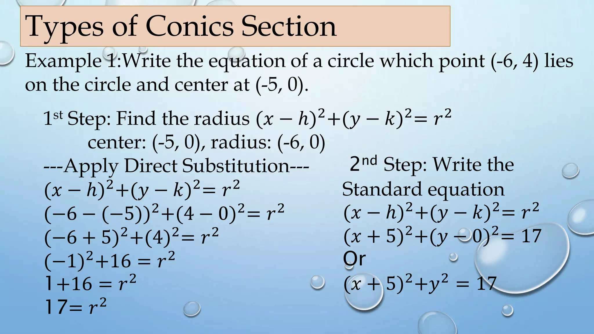 Conic Section | PPTX