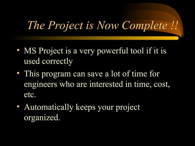 microsoft project beginner for student and user | PPT