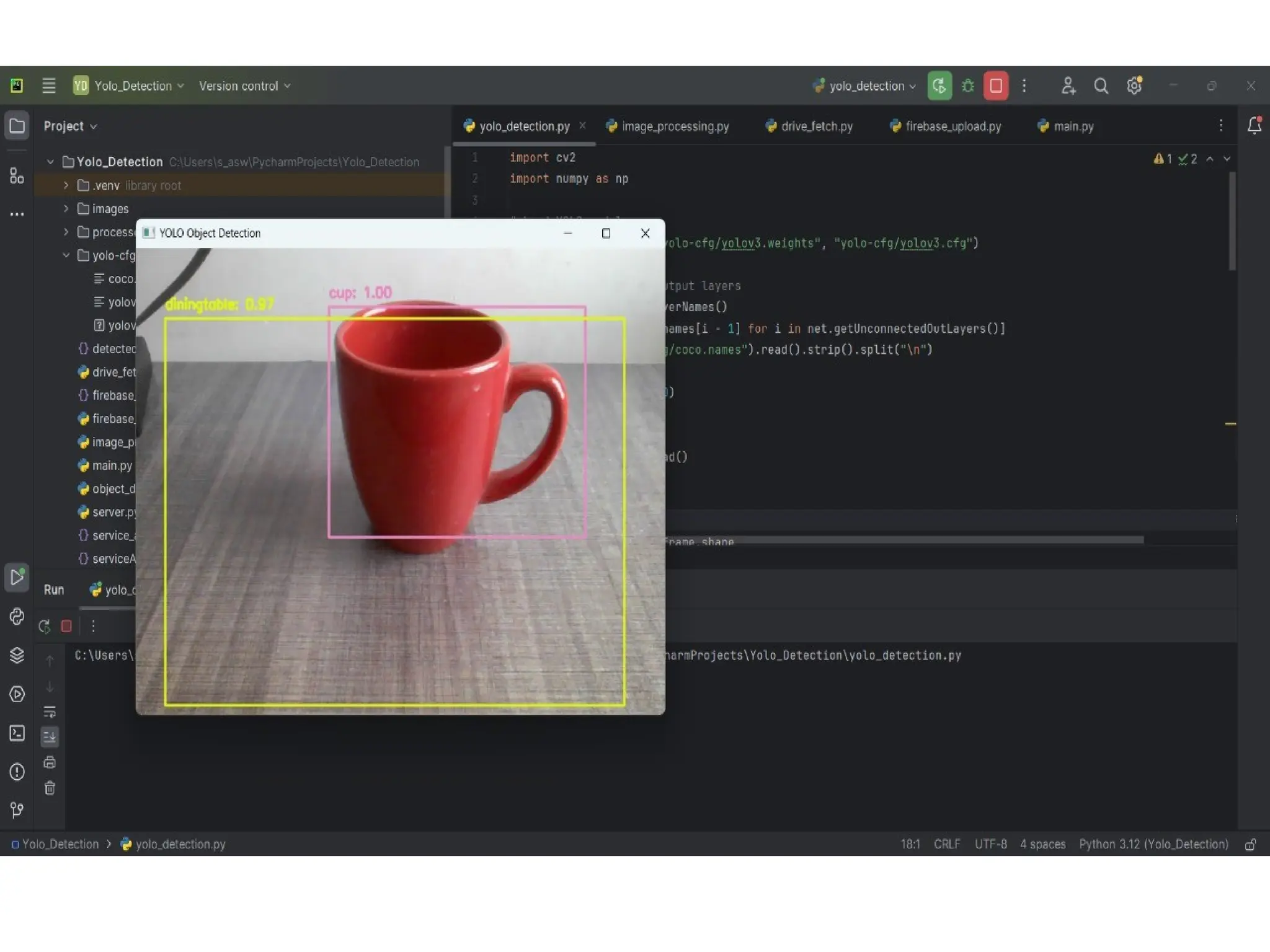 Real time pbject detection using yolov3 ms | PPTX
