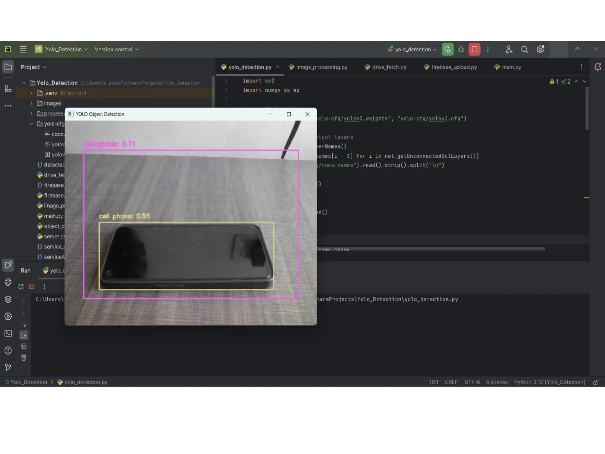 Real time pbject detection using yolov3 ms | PPTX