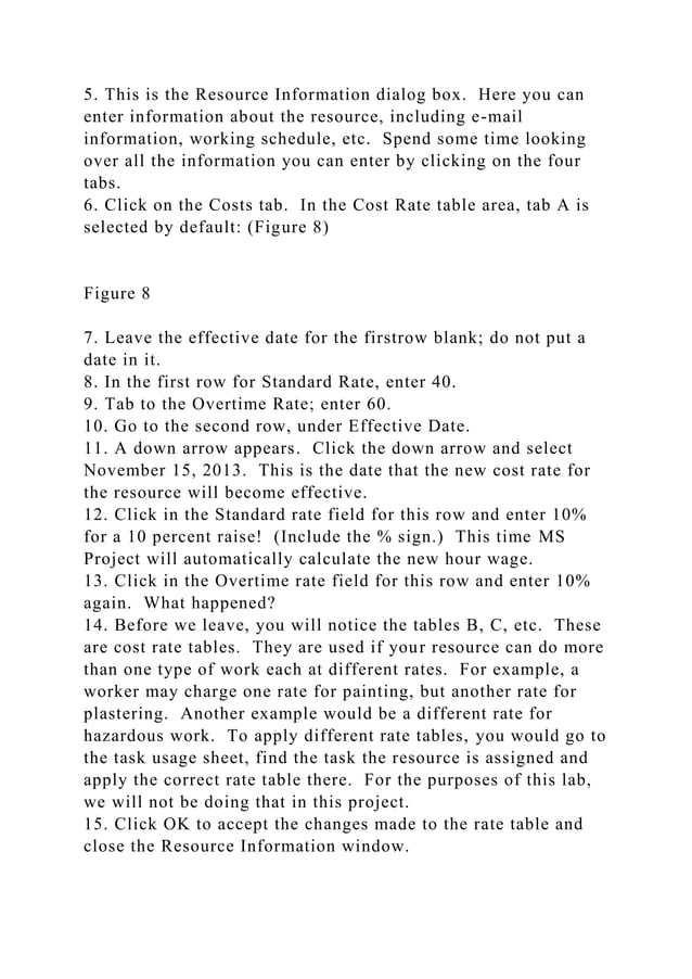 MS Project - Lesson #2 - Managing Project ResourcesObjectives - .docx