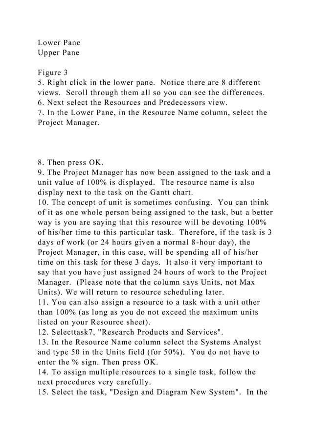 MS Project - Lesson #2 - Managing Project ResourcesObjectives - .docx