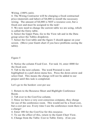 MS Project - Lesson #2 - Managing Project ResourcesObjectives - .docx