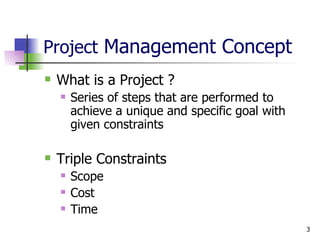Ms Project 2007(Basic) | PPT