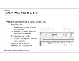 Ms Project 2010 Application For PMP | PDF