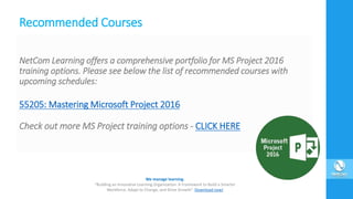 MS Project 2016 | PPTX