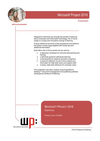 MsProject 2016 Essentials Course Manual.pdf