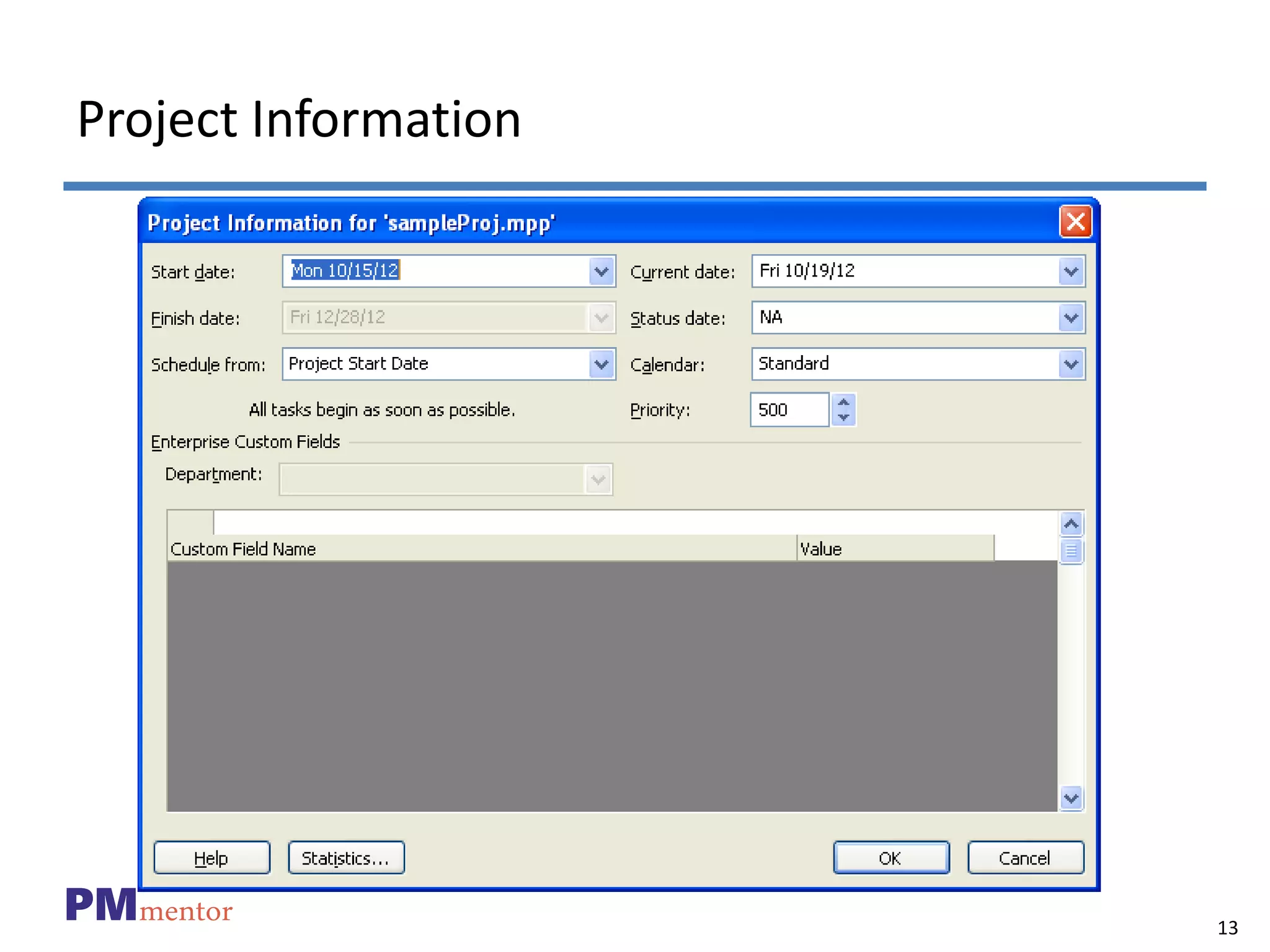 Introduction to MS project | PPSX
