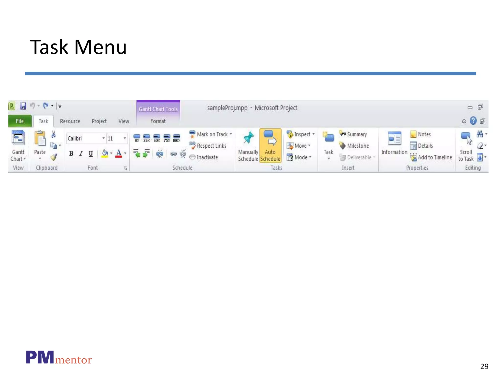 Introduction to MS project | PPSX