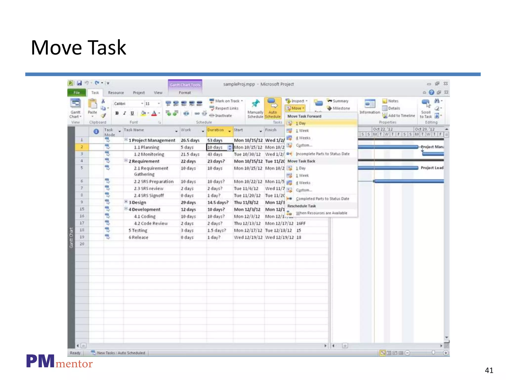Introduction to MS project | PPSX