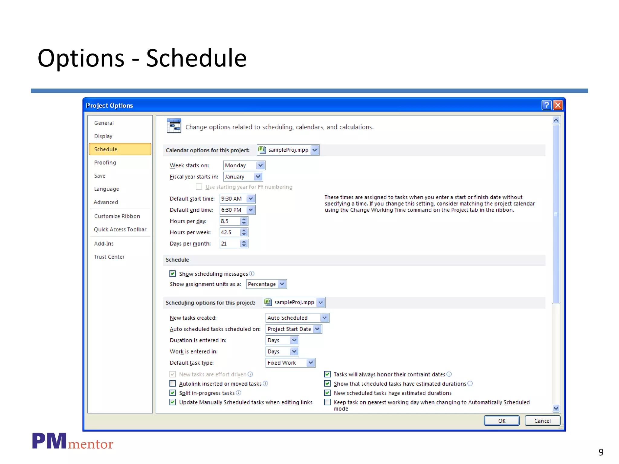 Introduction to MS project | PPSX