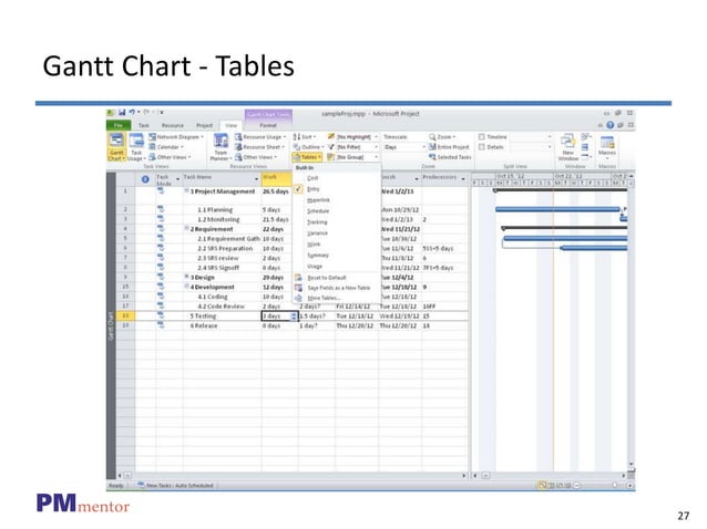 Introduction to MS project | PPSX