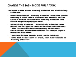 Ms project lectures | PDF