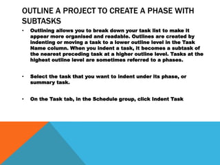 Ms project lectures | PDF