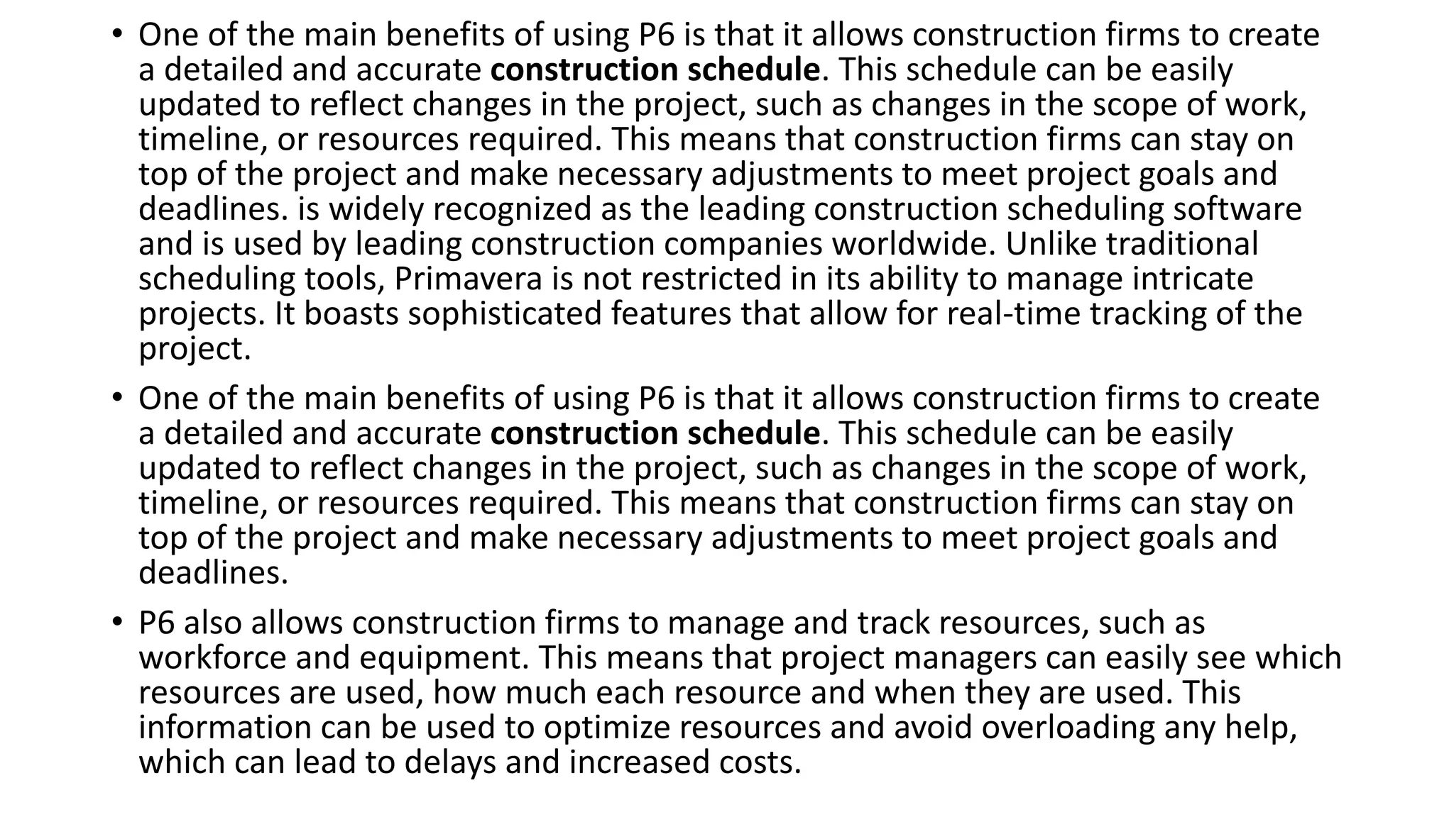 MS Project Scheduling Services for USACE | PPT