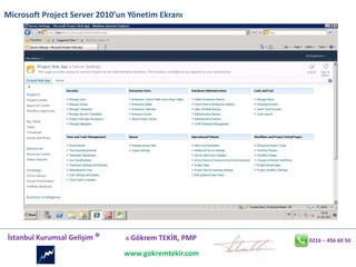 Microsoft Project Server 2010'u Taniyalim | PPTX