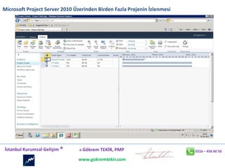 Microsoft Project Server 2010'u Taniyalim | PPTX