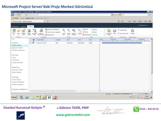 Microsoft Project Server 2010'u Taniyalim | PPTX