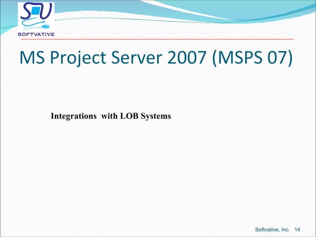 MS Project Server Beneficial Features | PPT