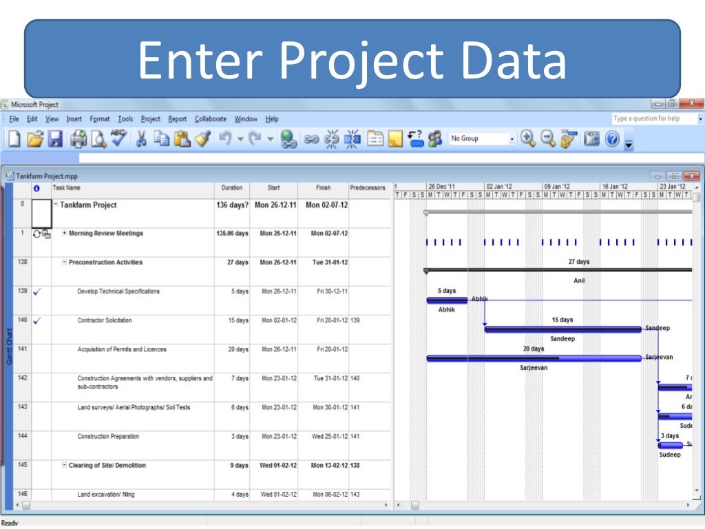 Microsoft Projects; a step by-step guide for beginner's